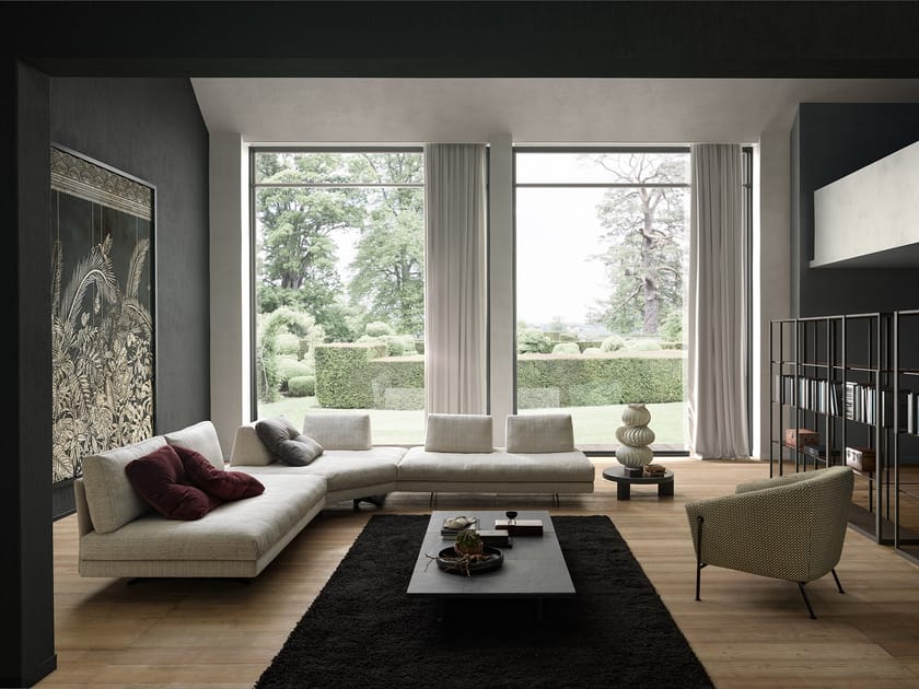 STONE | Fabric sofa Stone Collection By VALENTINI