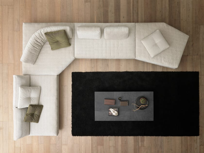 STONE | Fabric sofa Stone Collection By VALENTINI