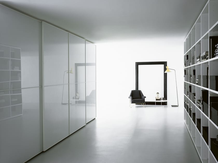 STORAGE | Wardrobe with sliding doors By Porro design Piero Lissoni