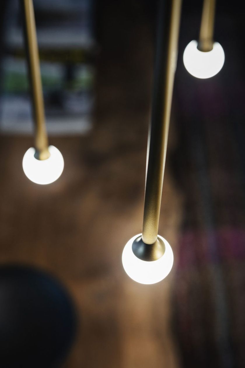 Lampada a sospensione a LED in metallo STORM By PENTA design Bartoli Design