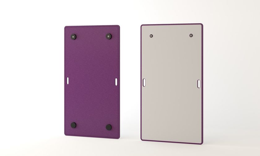 STORMBOARD Magnetic wall-mounted recycled plastic office whiteboard By ...