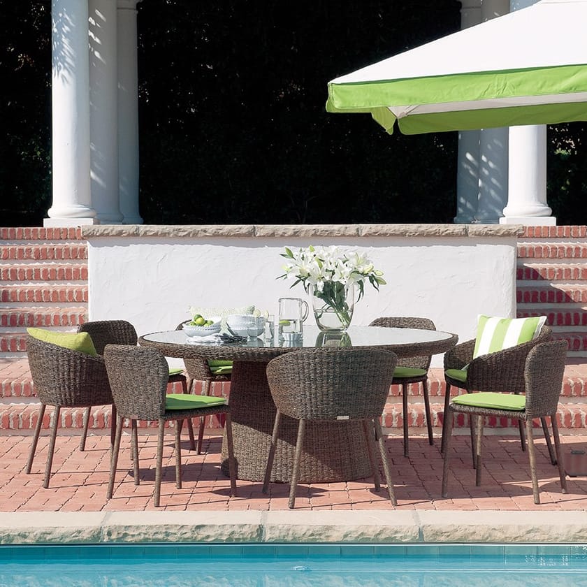 STRADA | Round table Strada Collection By JANUS et Cie design Paola Navone