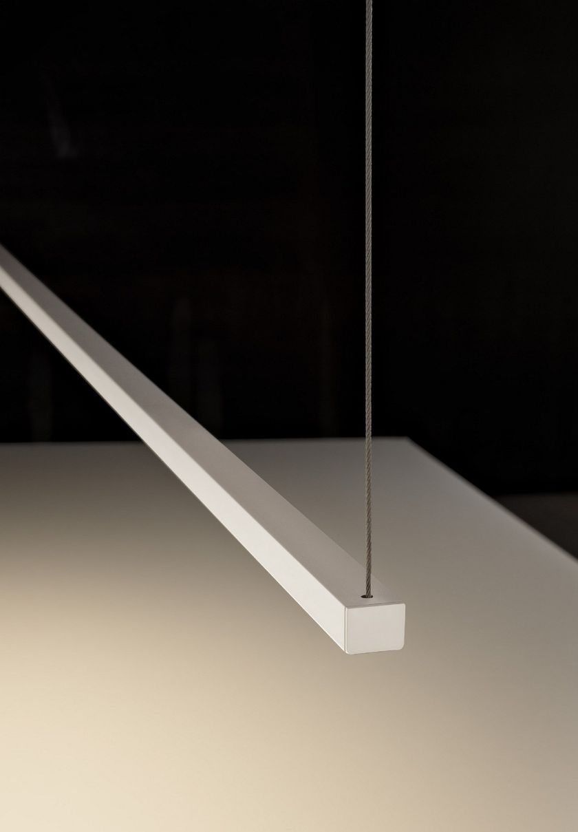 STRAIGHT LED aluminium pendant lamp By Olev