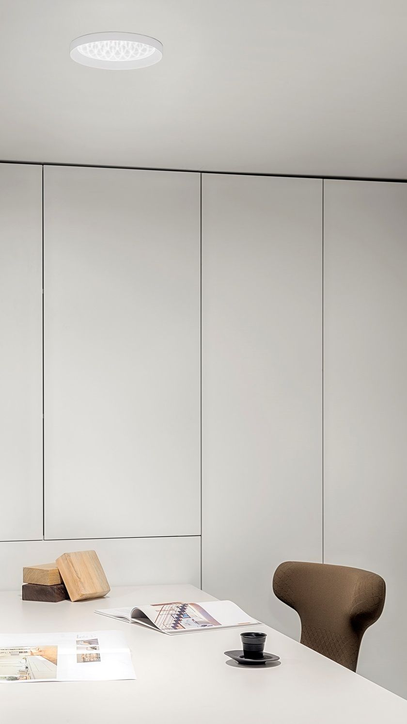 STRAM PRISMATIC Recessed LED ceiling lamp By Arkoslight | design Rubén ...