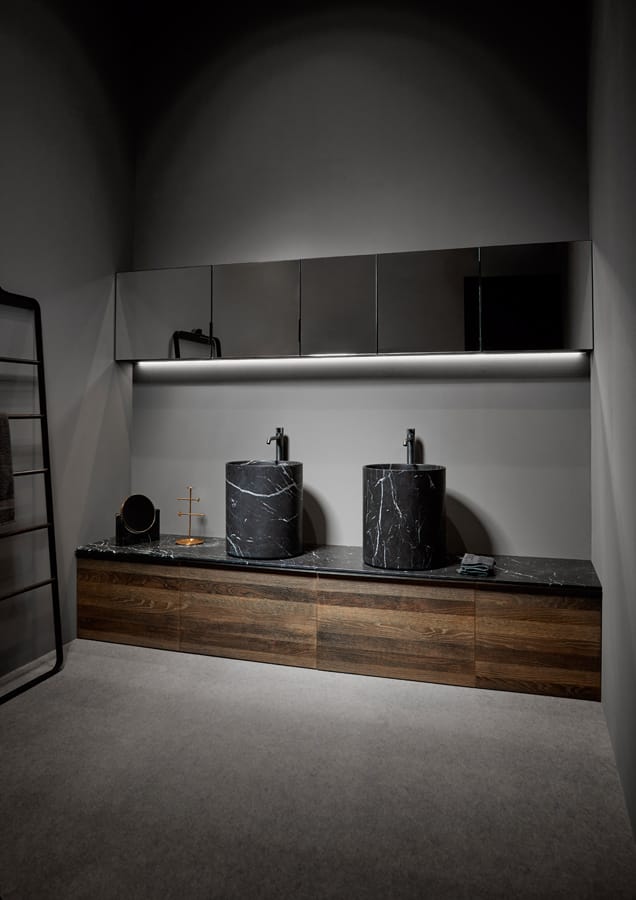 STRATO | Floor-standing vanity unit By INBANI