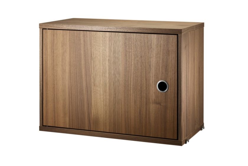 STRING® SYSTEM CABINET WITH SWING DOOR wall cabinet By String Furniture ...