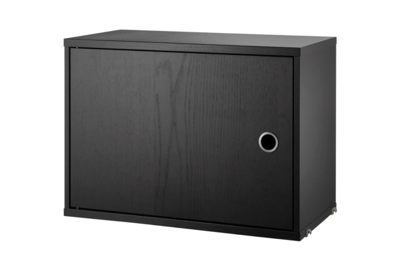 STRING® SYSTEM CABINET WITH SWING DOOR wall cabinet By String Furniture ...