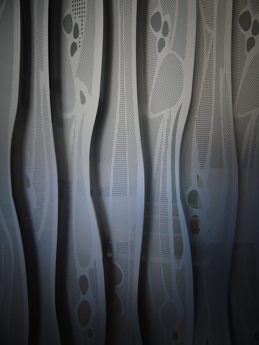 Hanging stainless steel room divider STRIP TWIST MePas Collection By ...