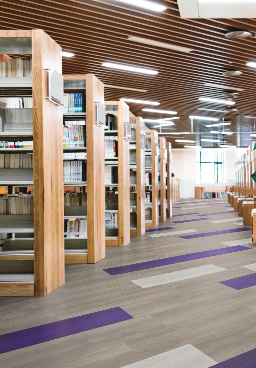 Ecological resilient vinyl flooring STUDIO SET By Interface®