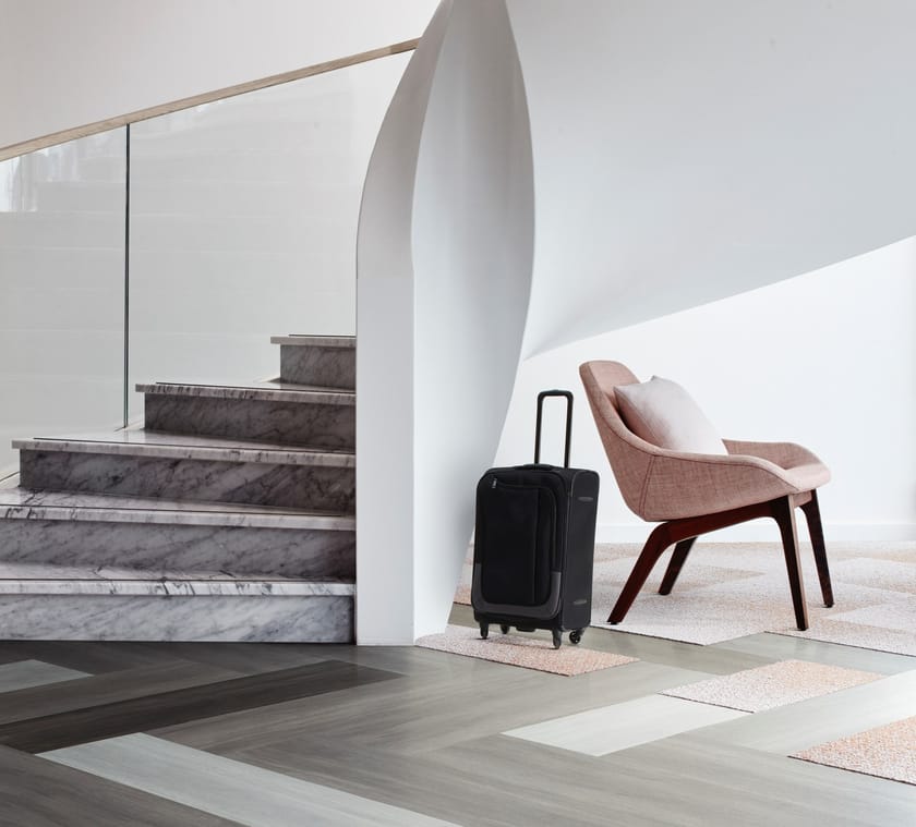 STUDIO SET Ecological resilient vinyl flooring By Interface®