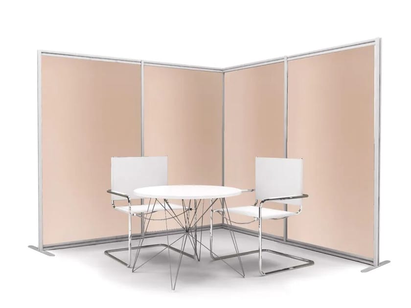 OFFICE Freestanding aluminium office screen By STUDIO T