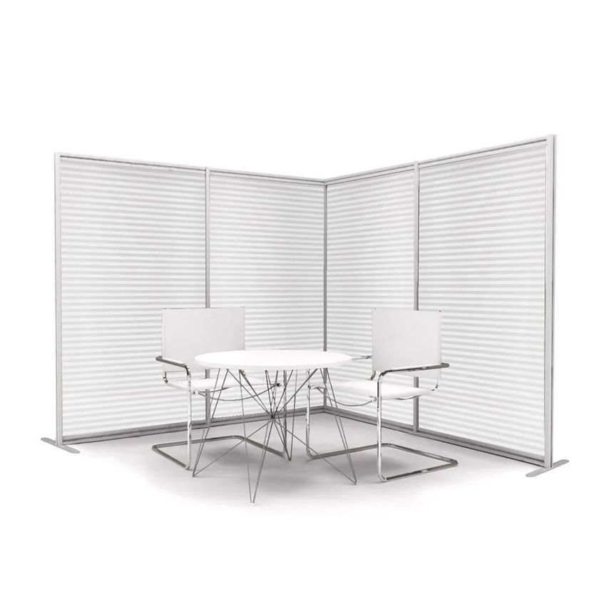 OFFICE Freestanding aluminium office screen By STUDIO T