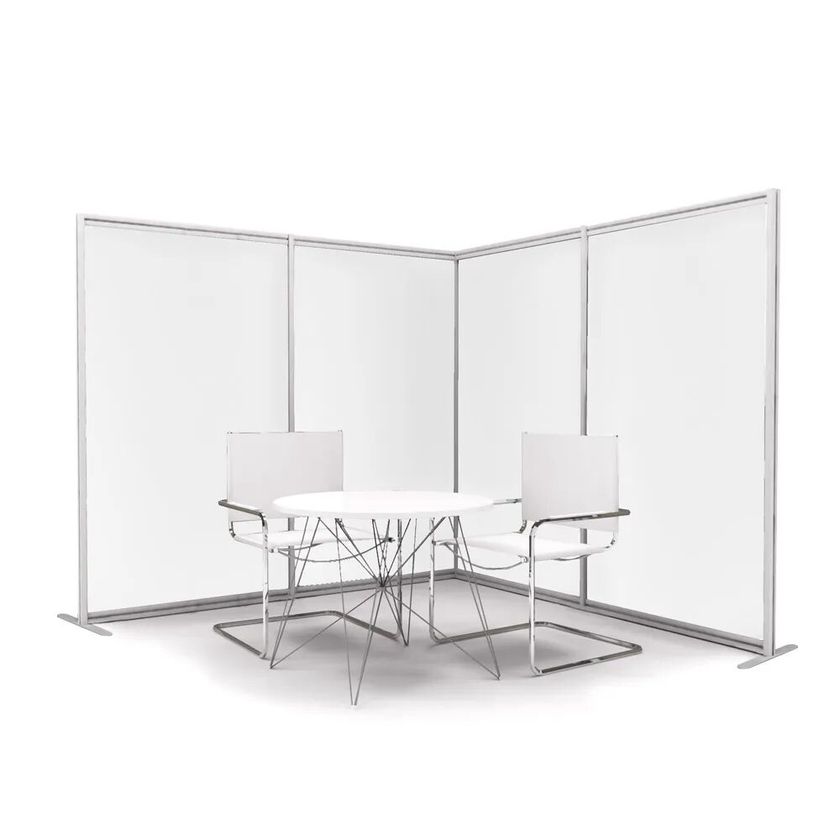 OFFICE Freestanding aluminium office screen By STUDIO T