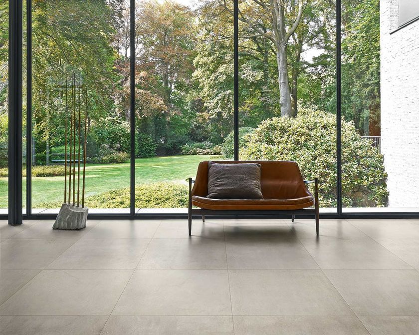 Porcelain stoneware wall/floor tiles with concrete effect STUDIOS OF ...