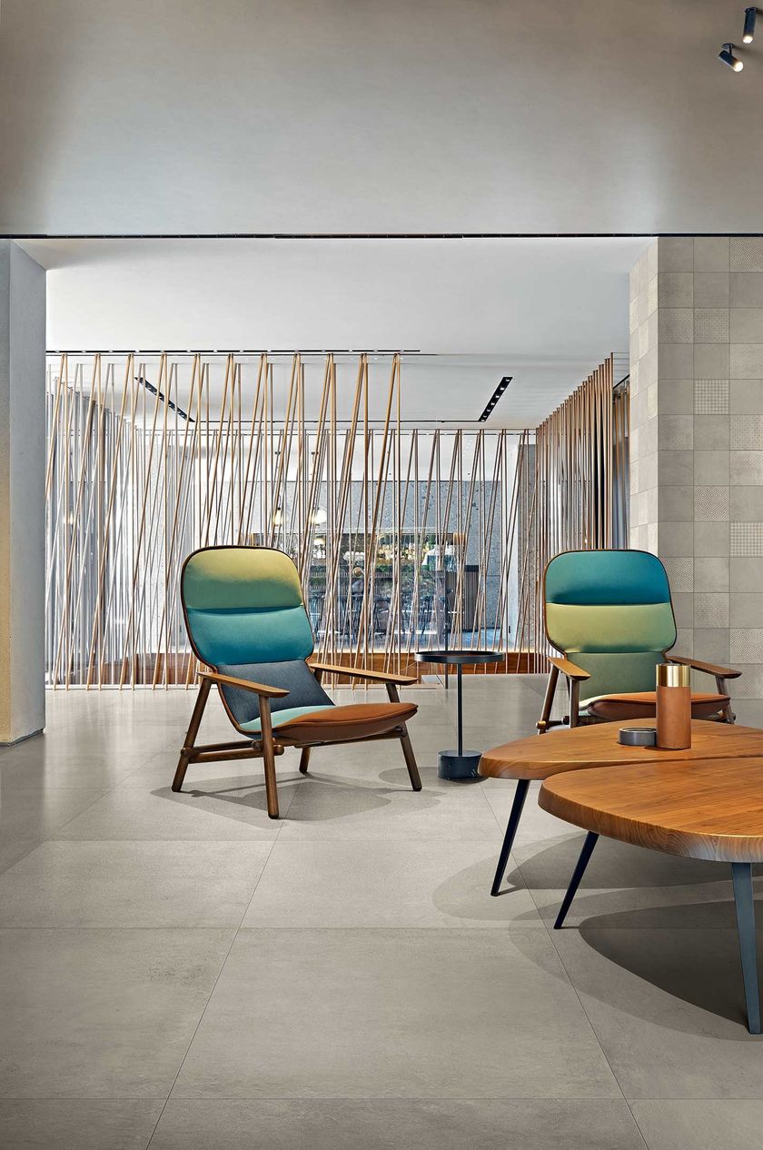 Pavimento/rivestimento in gres porcellanato effetto cemento STUDIOS OF CASAMOOD - Casa dolce ...