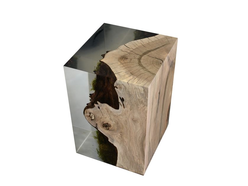 STUMP WALNUT Stool / coffee table By Alcarol | design Andrea Forti ...