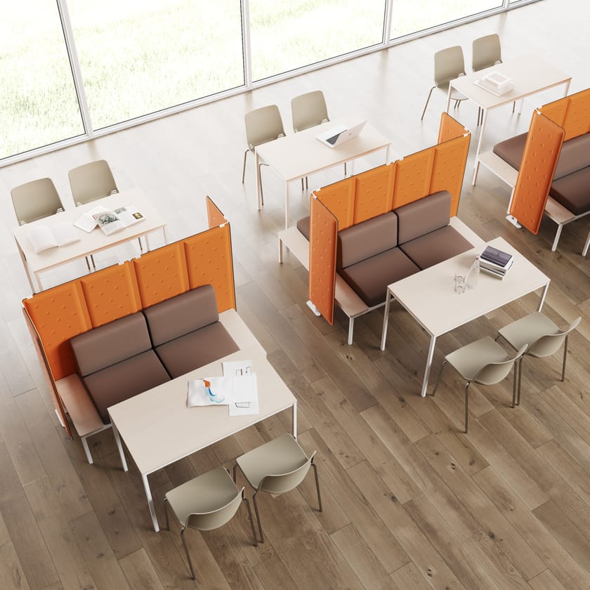 SUITE | Rectangular office desk Suite Collection By Steelbox by ...