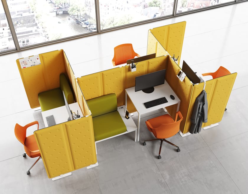 SUITE | Rectangular office desk Suite Collection By Steelbox by ...