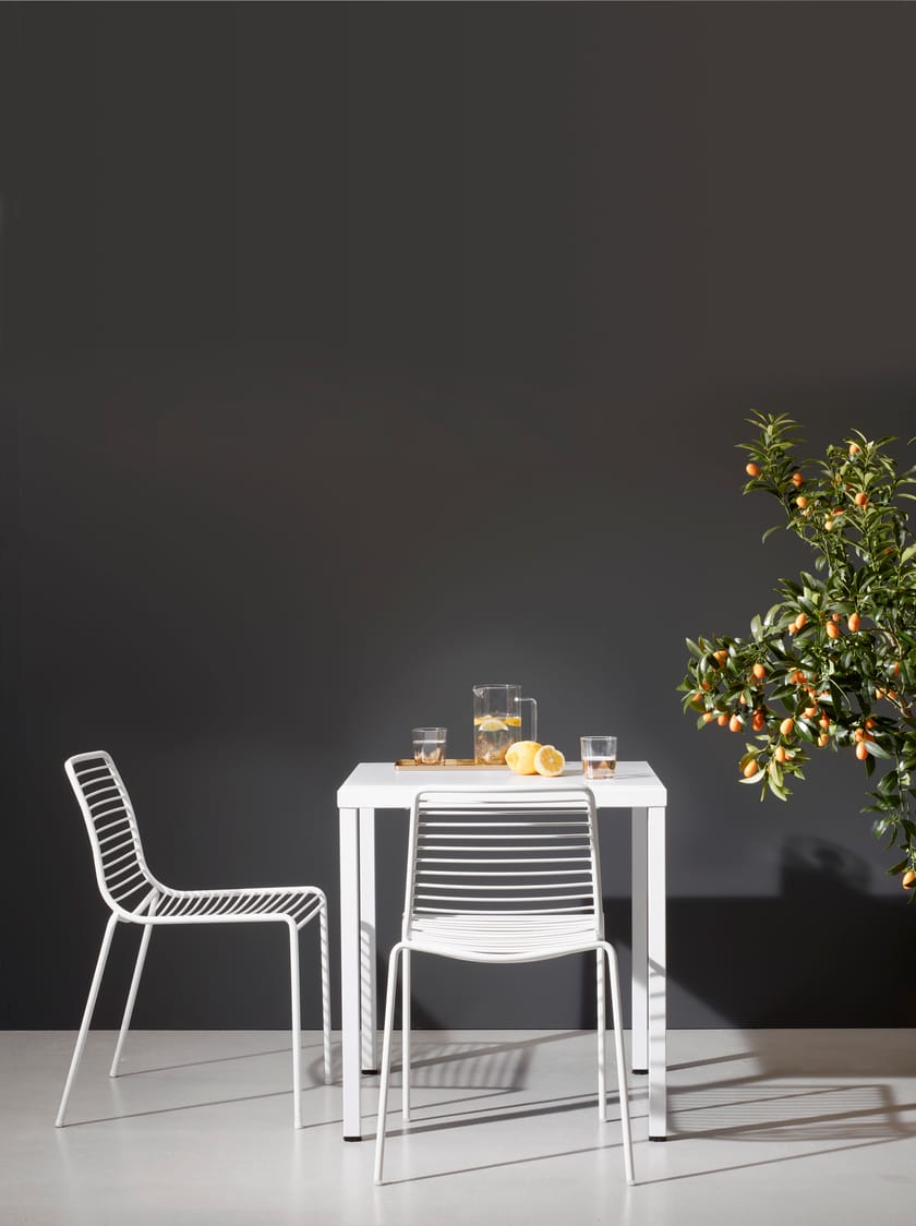 SUMMER Stackable steel chair By SCAB DESIGN | design Roberto Semprini