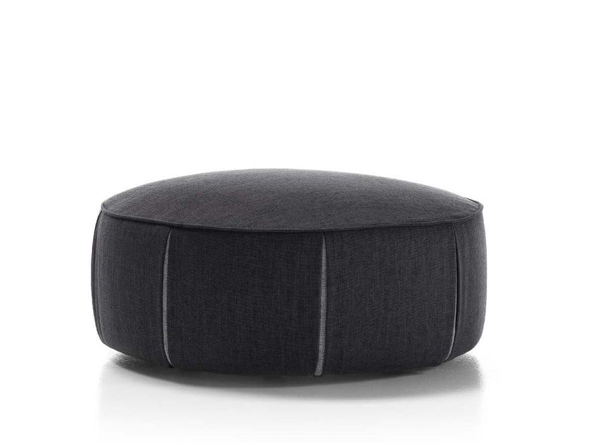 Round fabric pouf SUN By Rosini Home