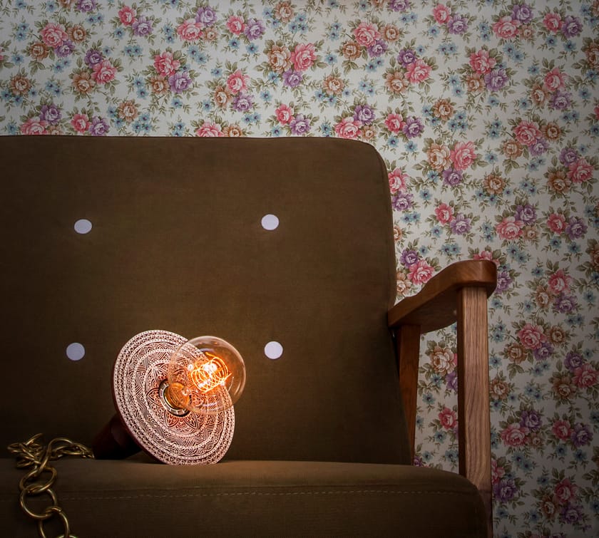 SUNDAR Wooden wall light By Studio Beam