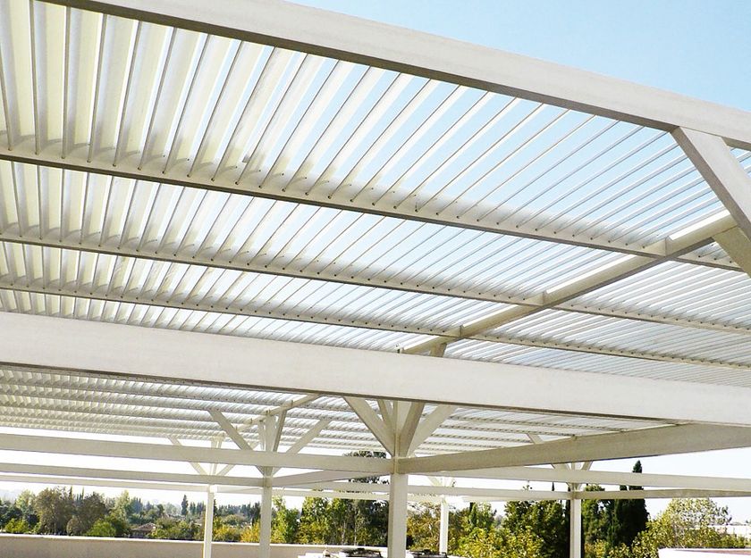 Aluminium solar shading SUNSHADE SYSTEMS By TechnoWood