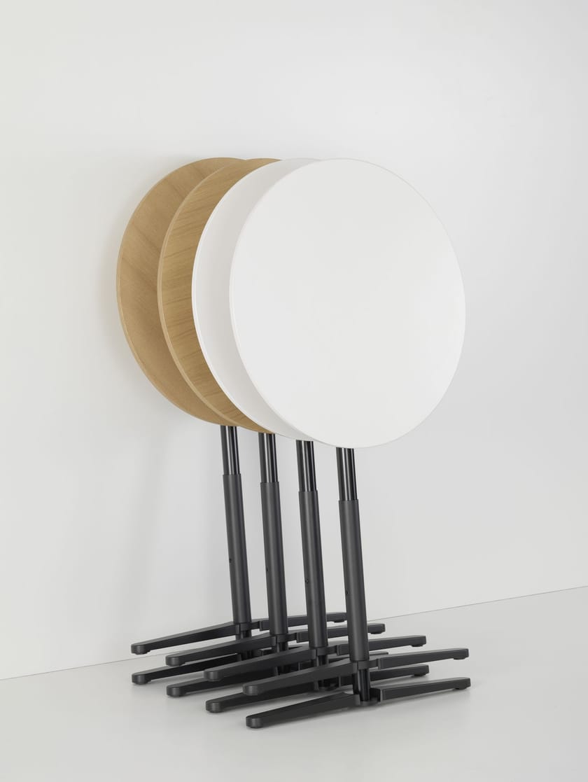 SUPER FOLD TABLE Drop-leaf melamine table By Vitra | design Jasper Morrison