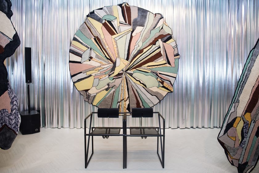 Round rug SUPER ROUND Signature Collection By cc-tapis design Bethan ...