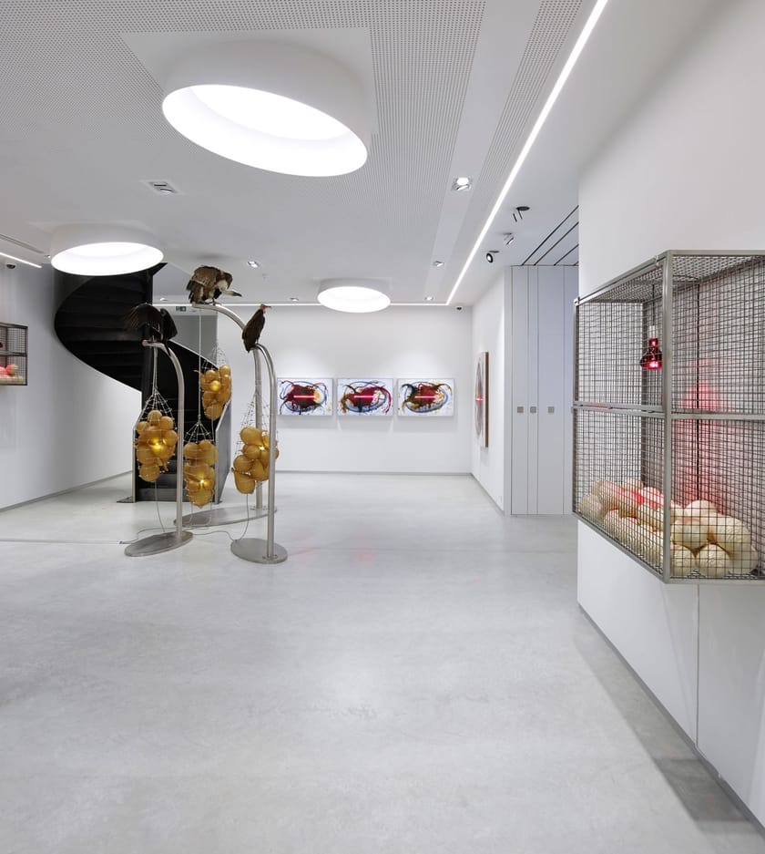 SUPERDOME RECESSED LED semi-inset ceiling lamp By Delta Light