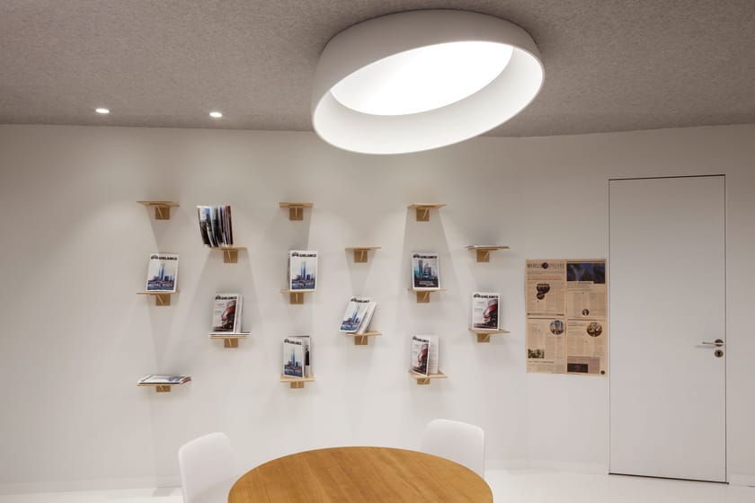 SUPERDOME RECESSED LED semi-inset ceiling lamp By Delta Light