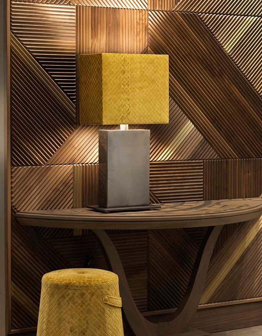 RELEVO Modular indoor wooden 3D Wall Cladding By FOGLIE D'ORO