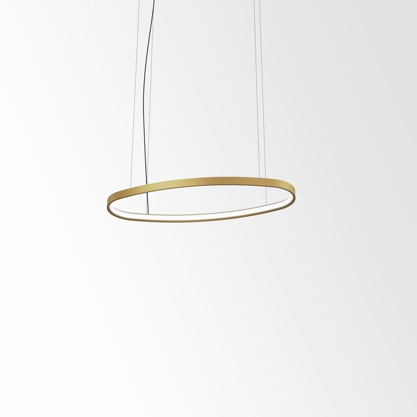 SUPERLOOP HC SBL OVAL lampada a sospensione By Delta Light