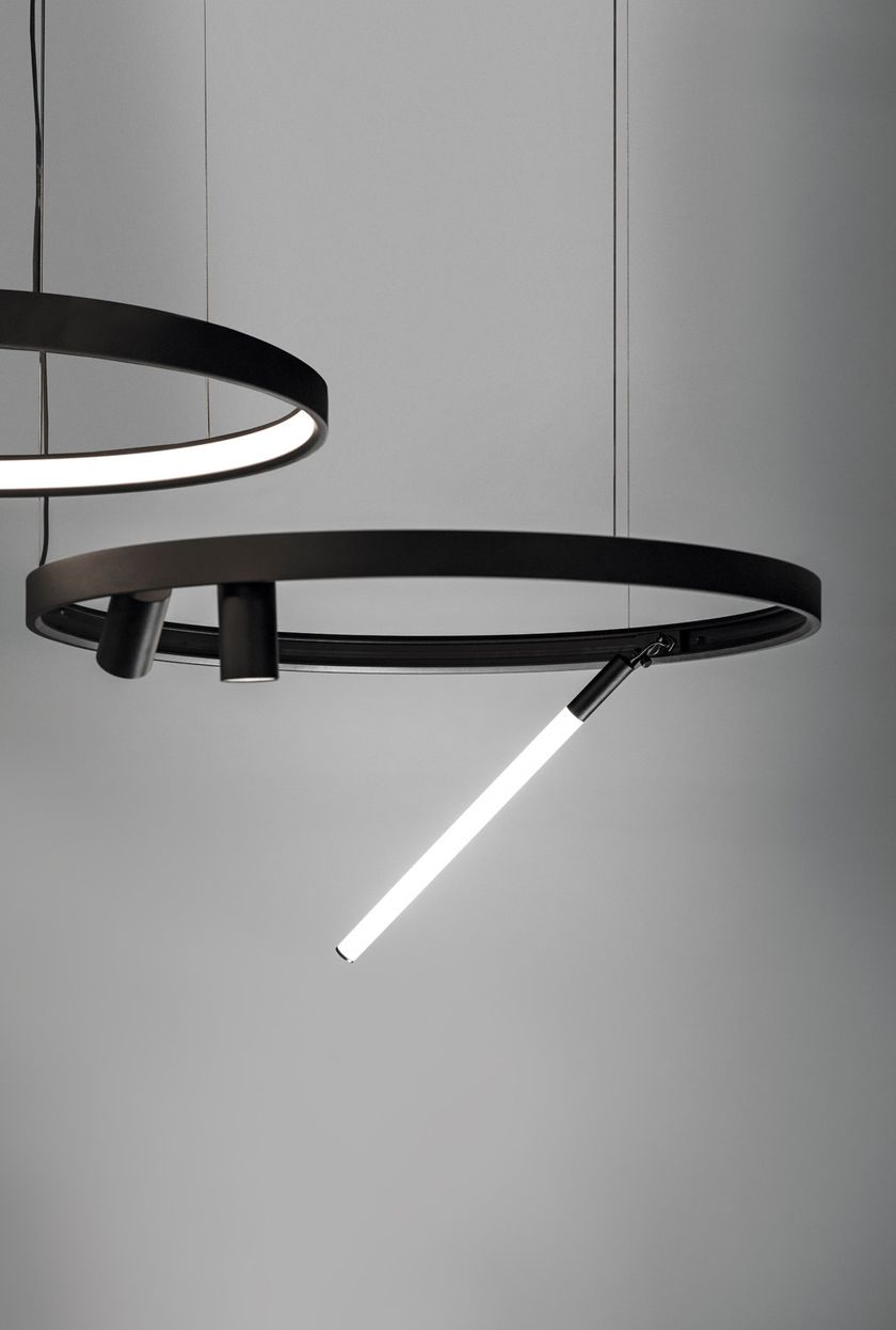 LED pendant lamp SUPERLOOP MDL Superloop Collection By Delta Light