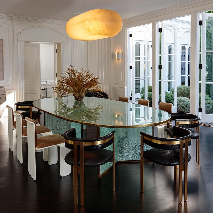SUPERLUXE FRACTURED | Oval table By Kelly Wearstler design Kelly Wearstler