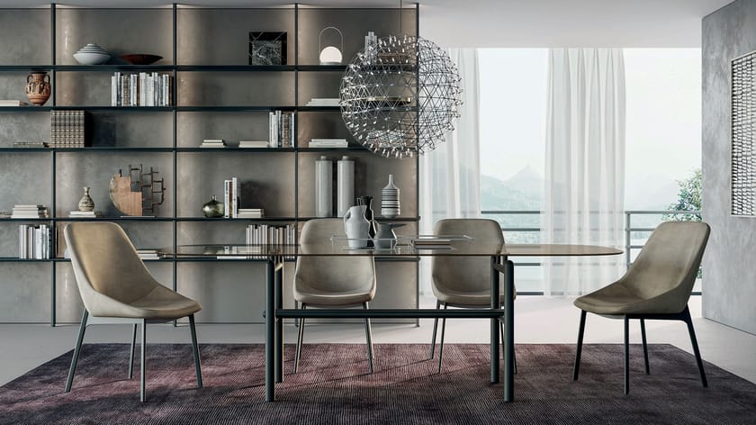 SUPERNOVA Freestanding porcelain stoneware bookcase By Dall'Agnese ...