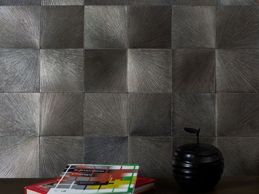 Floor / wall tiles in natural stone and metal SUPERNOVA By Orvi