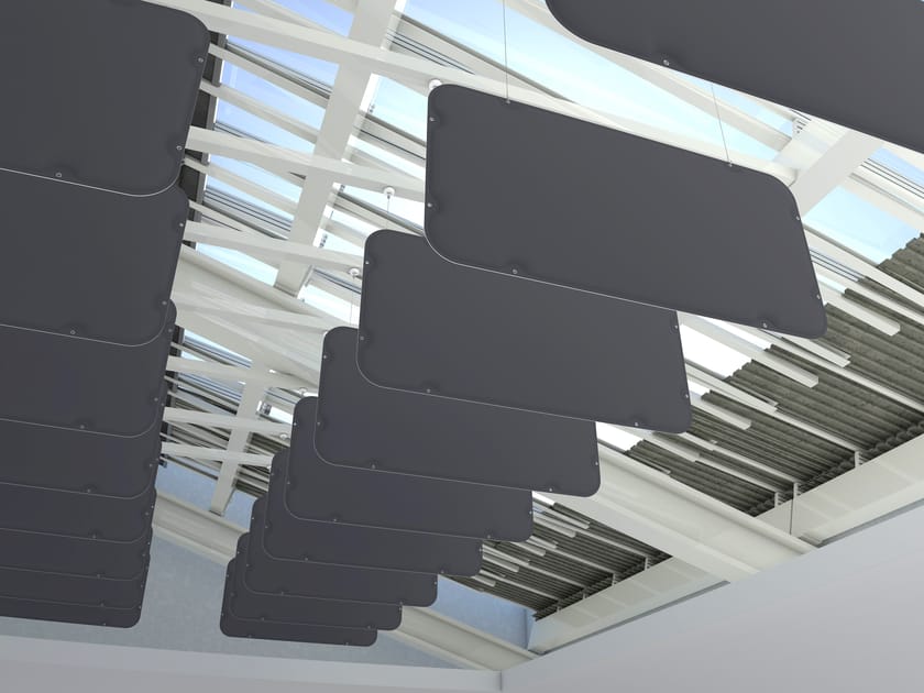 SUSPENDED BAFFLE VMT 3D PET acoustic baffles By Vicoustic