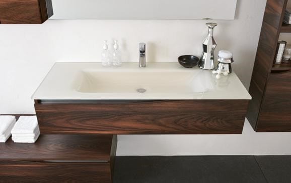 Mobile lavabo sospeso con specchio SWING 27 Collezione SOUND.Swing By BMT