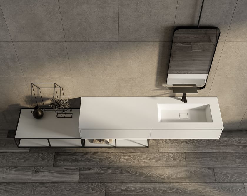 SWING 4.04 vanity unit By BMT design Lorenzo Granocchia