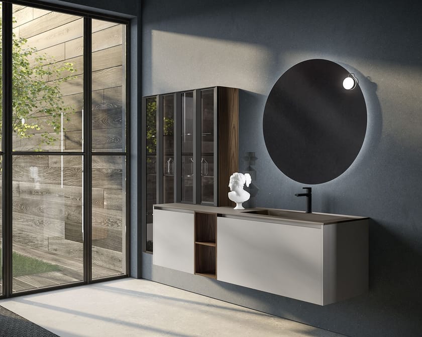 SWING 4.08 vanity unit By BMT design Lorenzo Granocchia