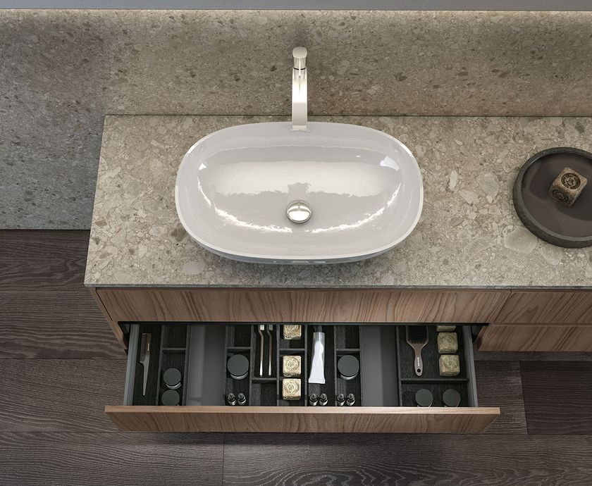 SWING 4.13 vanity unit By BMT design Lorenzo Granocchia