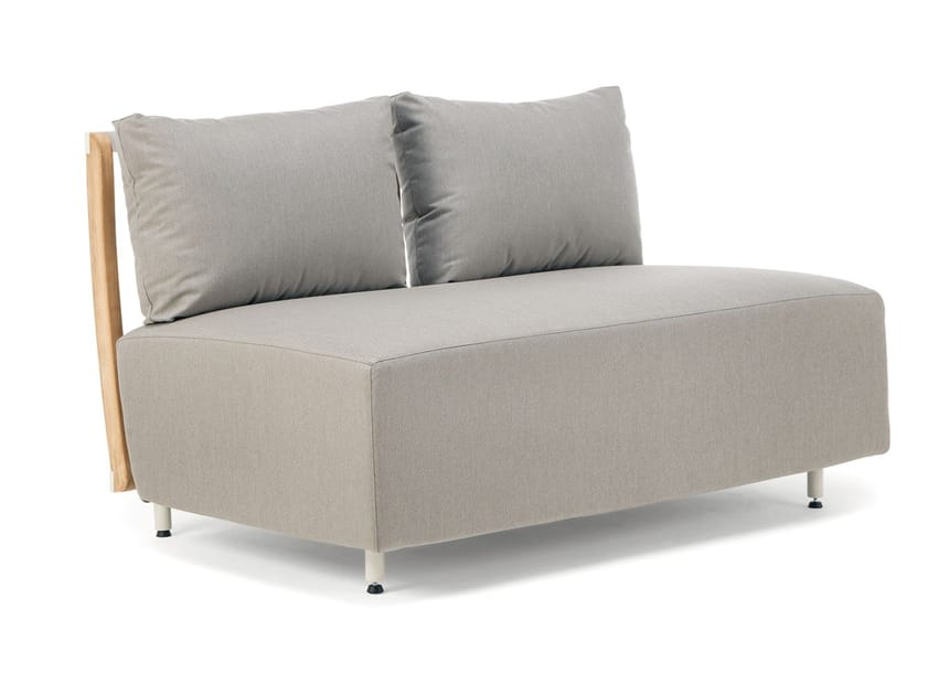 SWING Modular teak garden sofa By Ethimo