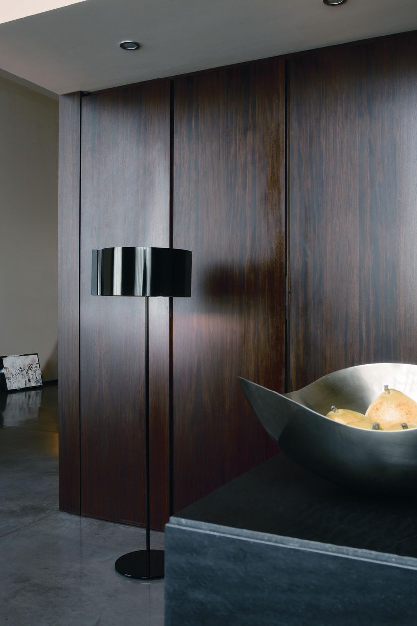 Direct-indirect light metal floor lamp SWITCH - 306 By Oluce design Nendo