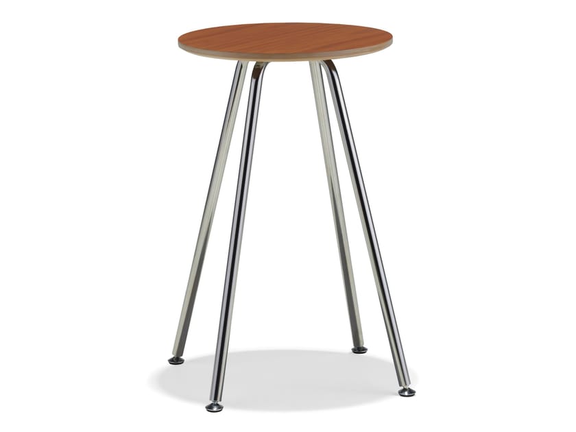 SWOOP Round wooden coffee table By Herman Miller | design Brian Kane