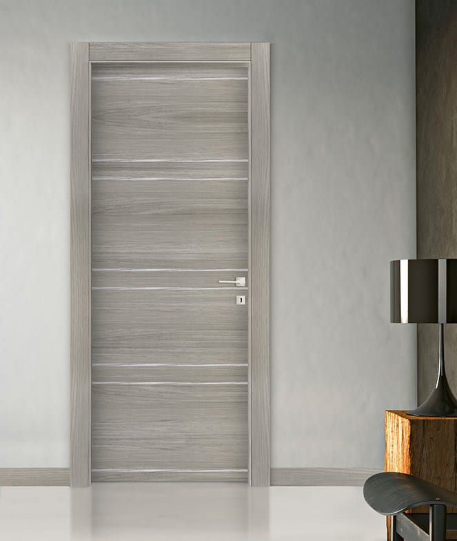 Puerta batiente en laminado SYDNEY GRAFITE By Bertolotto Porte