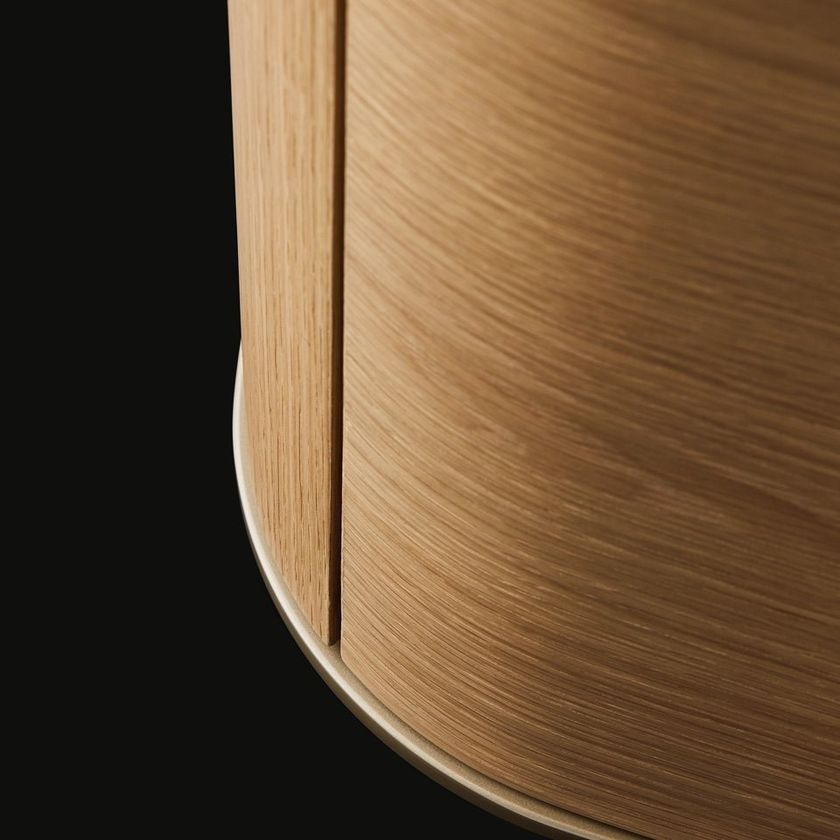 SYMPHONY Wood veneer sideboard By Poliform | design Emmanuel Gallina