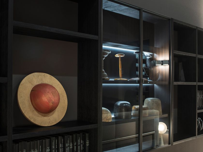 SYSTEM | Wall cabinet By Porro design Piero Lissoni