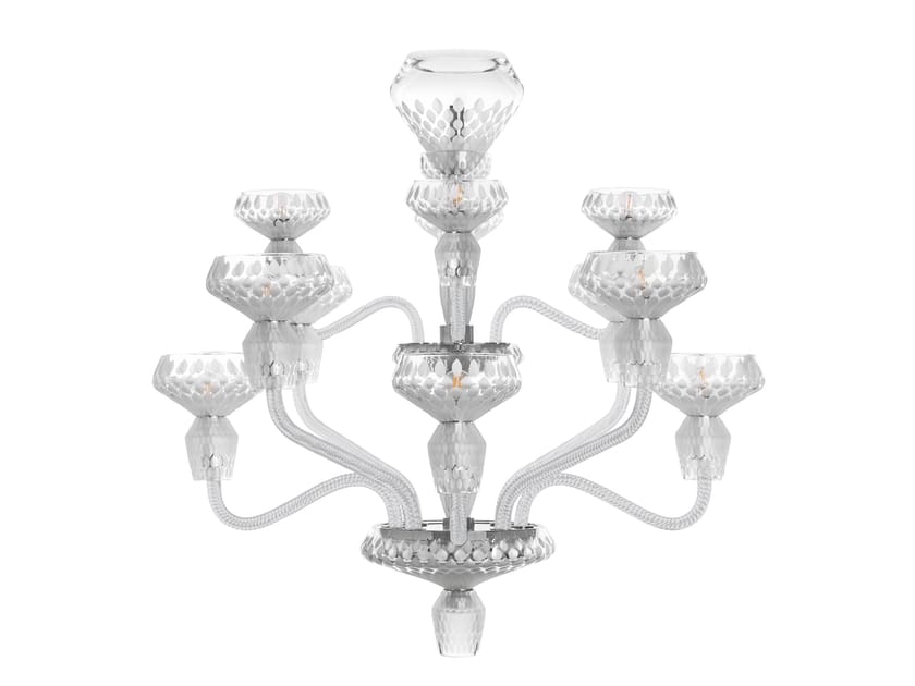 FOLIA Crystal chandelier By Saint-Louis | design Noé Duchaufour-Lawrance