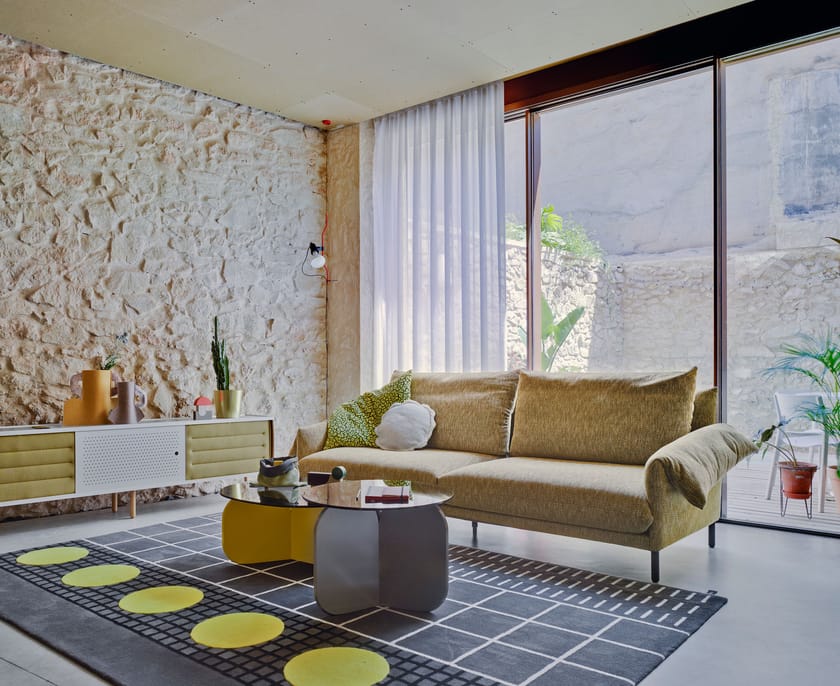 LA ISLA Oval glass coffee table By Sancal | design NOTE Design Studio