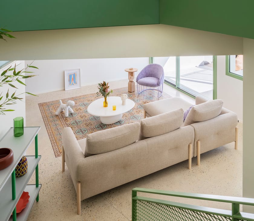 VESPER Round wooden coffee table By Sancal | design Sebastian Herkner